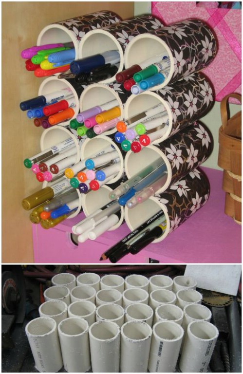 25 Life-Changing PVC Pipe Organizing and Storage Projects - Handy DIY