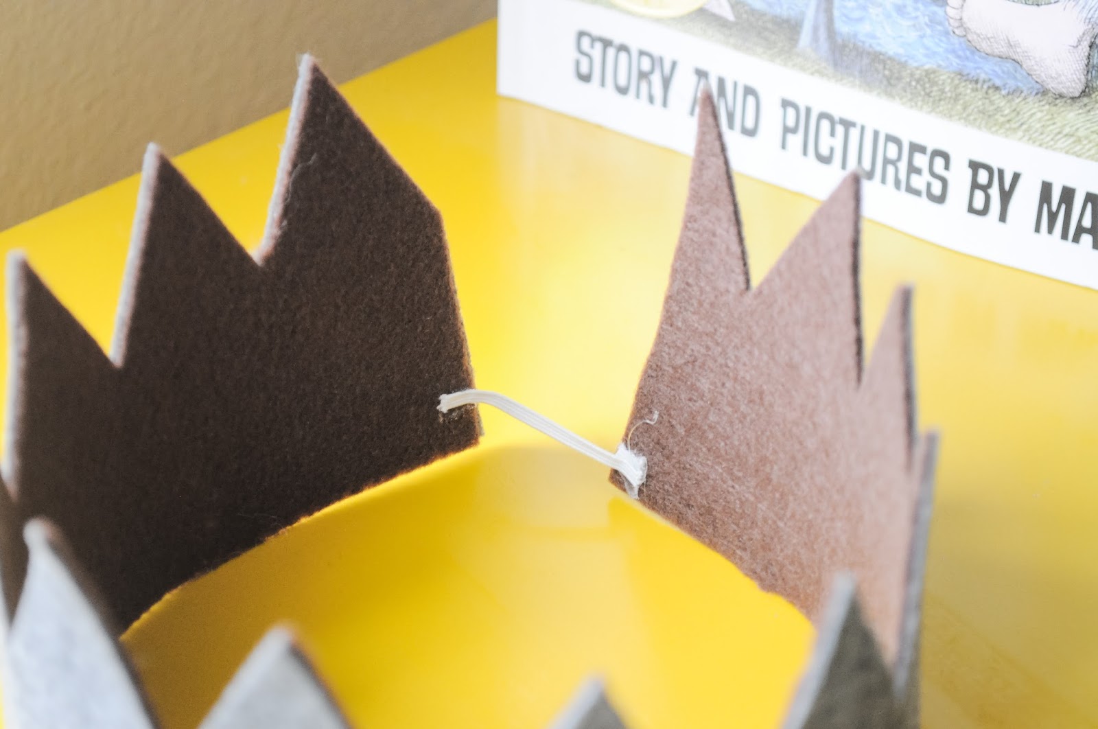 No Sew Felt Crown Tutorial- Inspired by Where the Wild Things Are ...