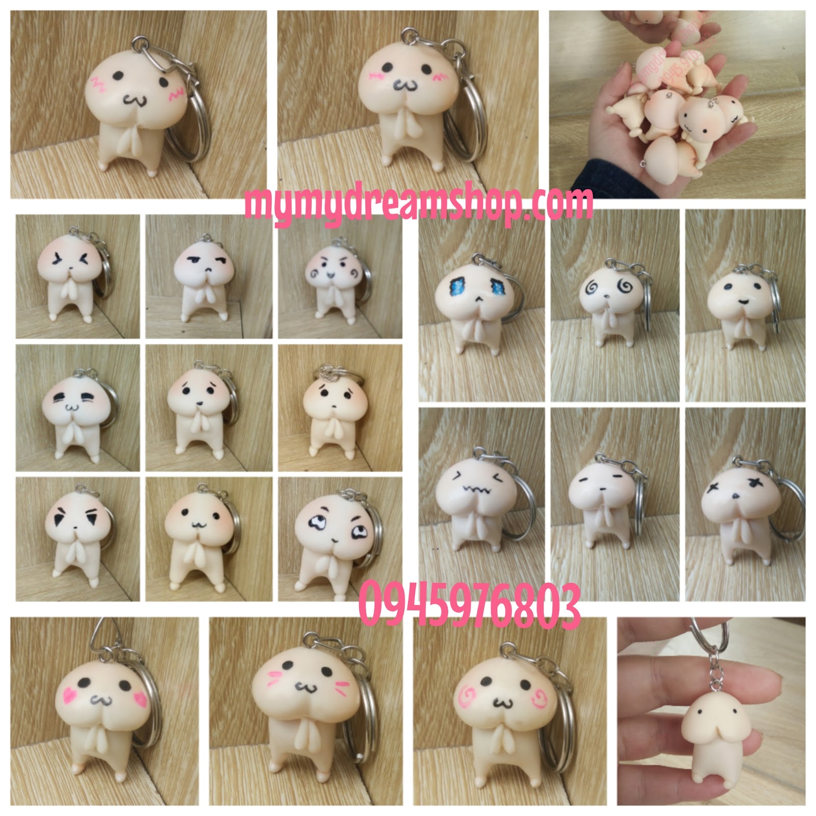 MÓC KHÓA CON CIU ĐẤT SÉT - My My Dream Shop