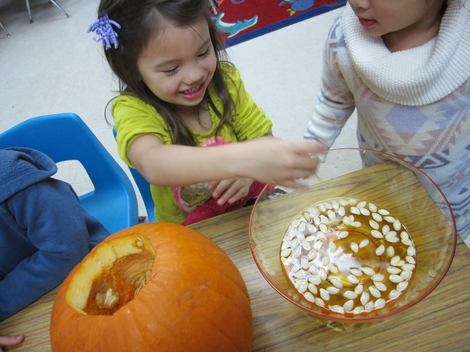Preschool For Rookies: What inside a pumpkin?