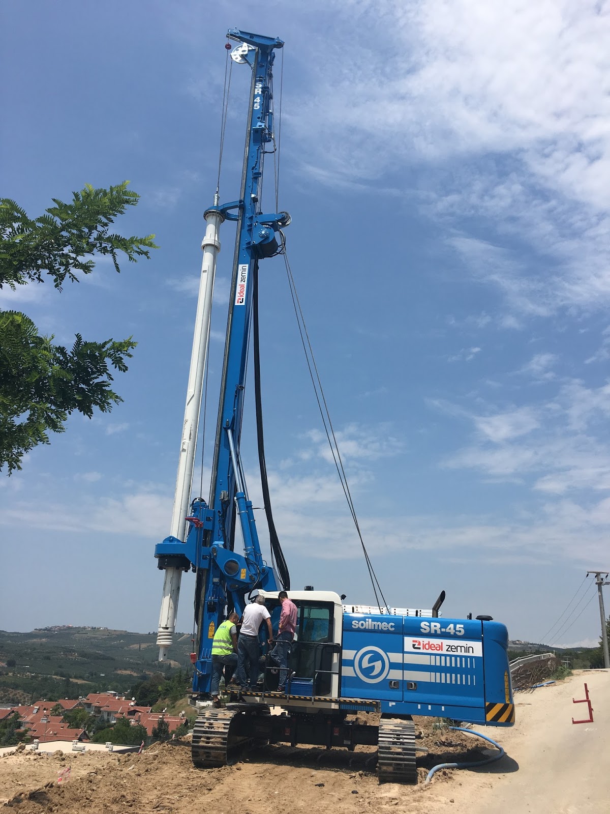 The New Soilmec SR-45 Piling Rig is in Turkey