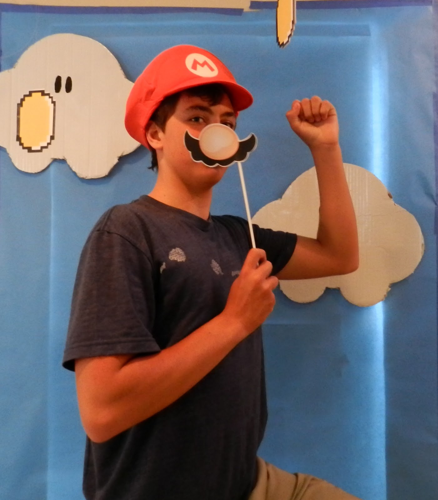 Mario Brothers Photo Booth