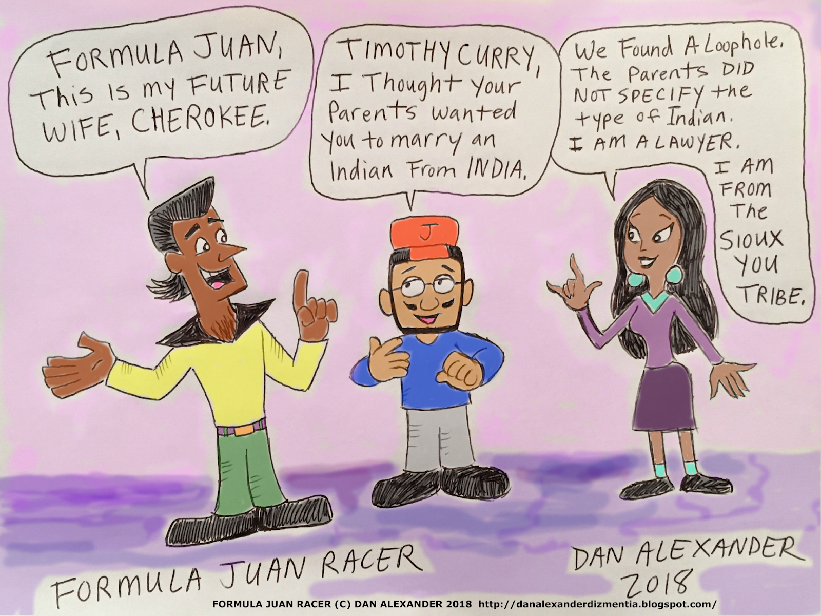 Dan Alexander Dizmentia: Formula Juan Racer