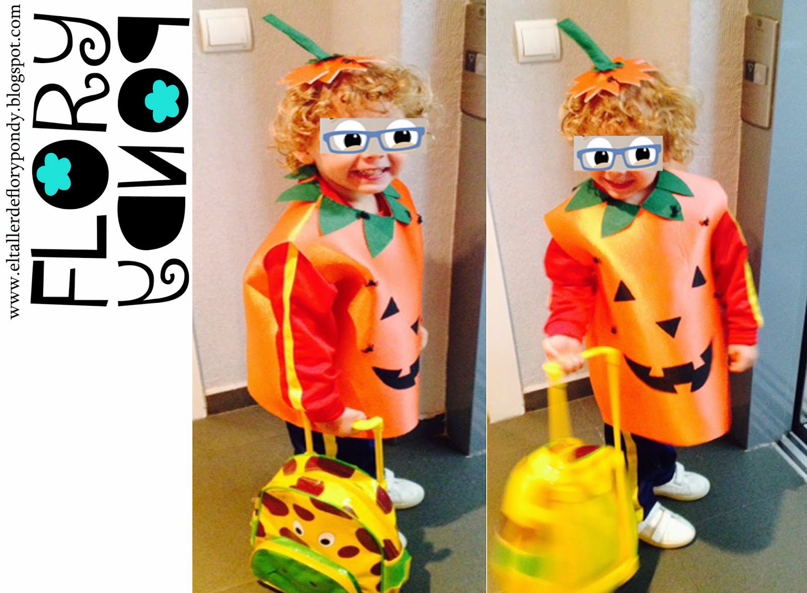 El taller de Flory Pondy: Disfraz de Calabaza Halloween