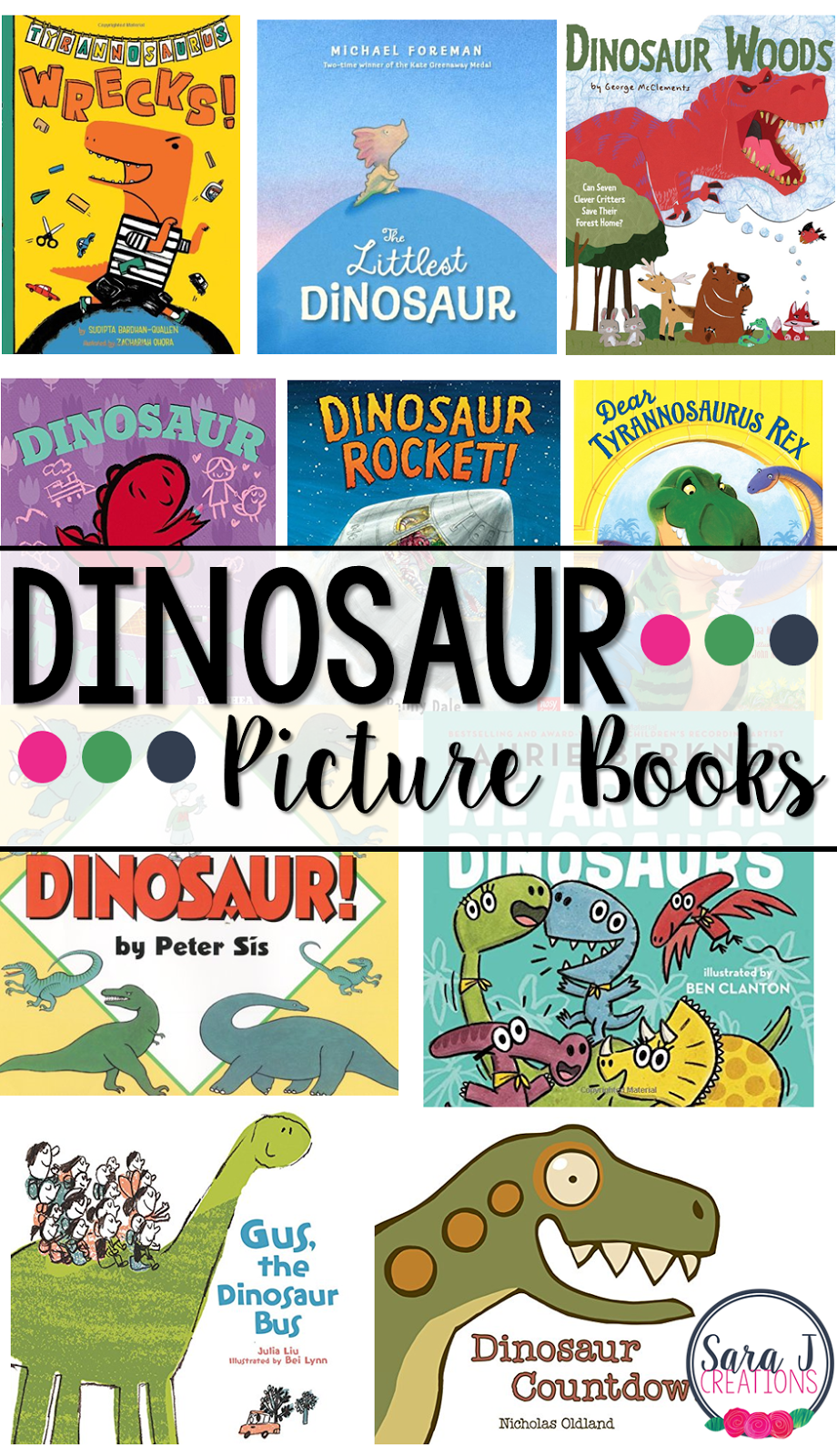 10 Dinosaur Books Your Kids Will Love | Sara J Creations