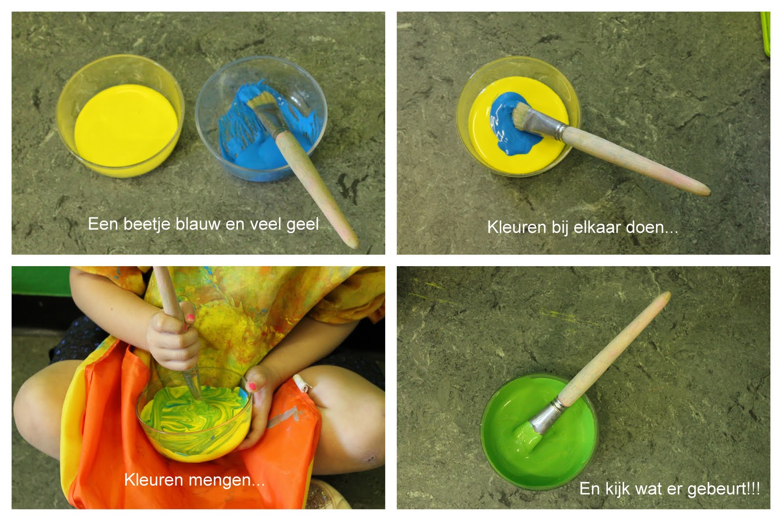 Vriendjes van Jules: Thema: Kleuren en vormen - Groene dag