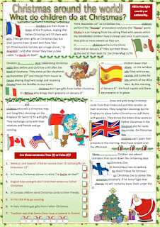 OUR ENGLISH CLASS: Christmas around the World