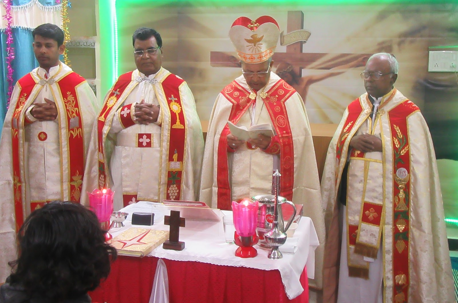 DIOCESE OF SAGAR: Aaron: Blessing of the Prayer Hall on 4 December, 2016.