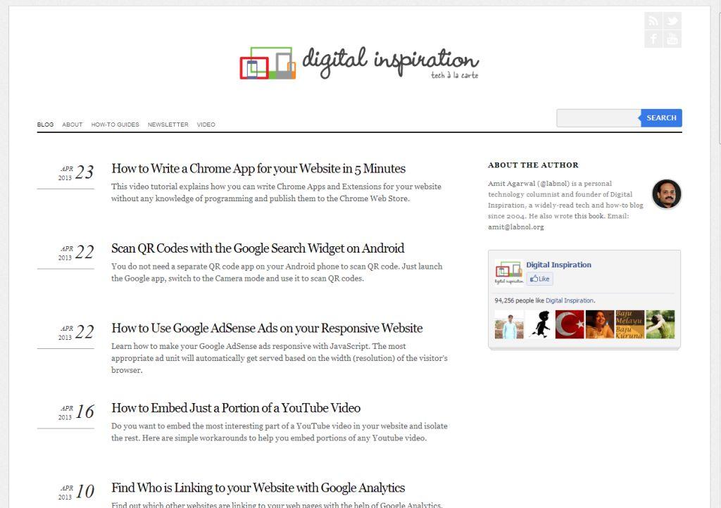 Labnol Inspired Blogger Template - Blogr Templates