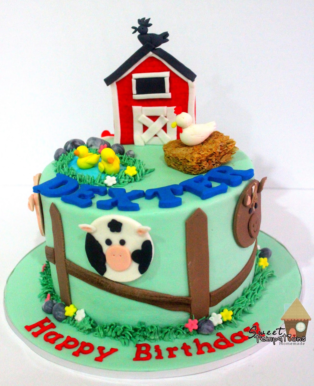 Sweet Temptations Homemade Cakes & Pastry: Farm Animal Cake