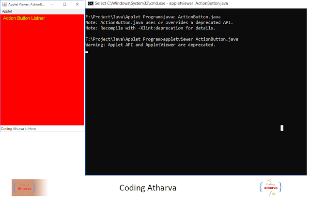 106 How to change font size of Applet in Java ~ Coding Atharva