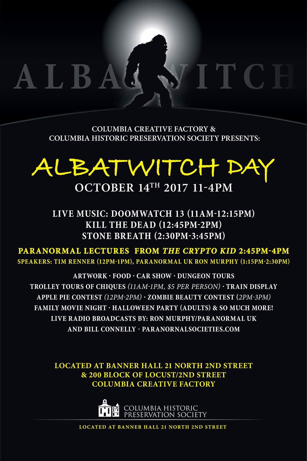 Albatwitch Day Saturday, October 14 – Columbia Spy