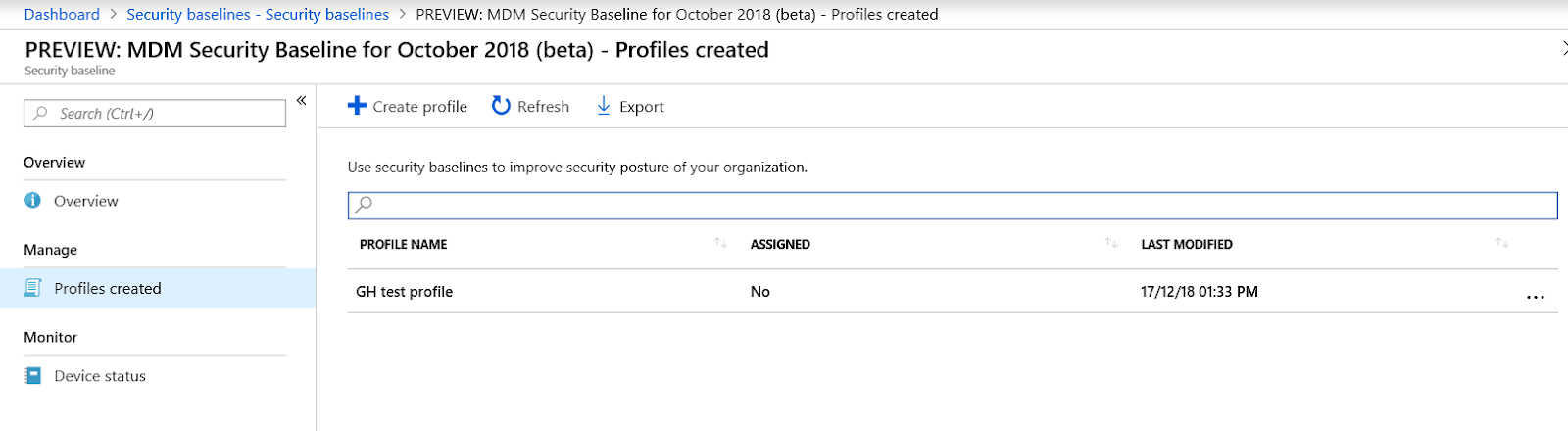 Gerry Hampson Device Management: 2018