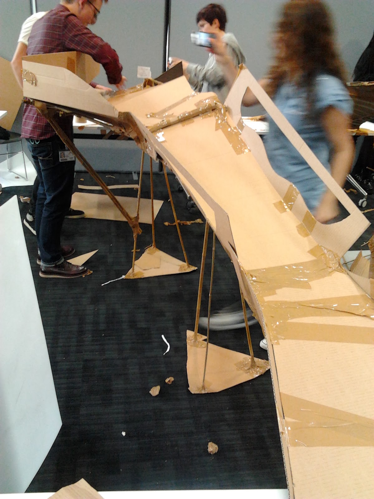 3d Pathway: 3D design: Cardboard Bridge (Group Work)