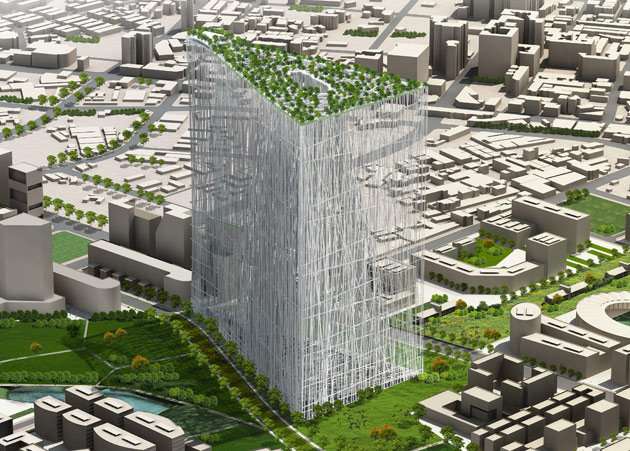 Futuristic tower wins design contest | mooolf