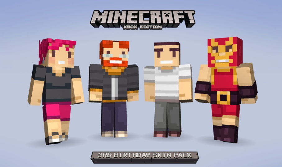 Minecraft recebe skins grátis nas versões de Xbox 360 e Xbox One - Xbox ...