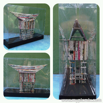 DluwangArt Kerajinan Kertas Koran Bekas: Produk Miniatur