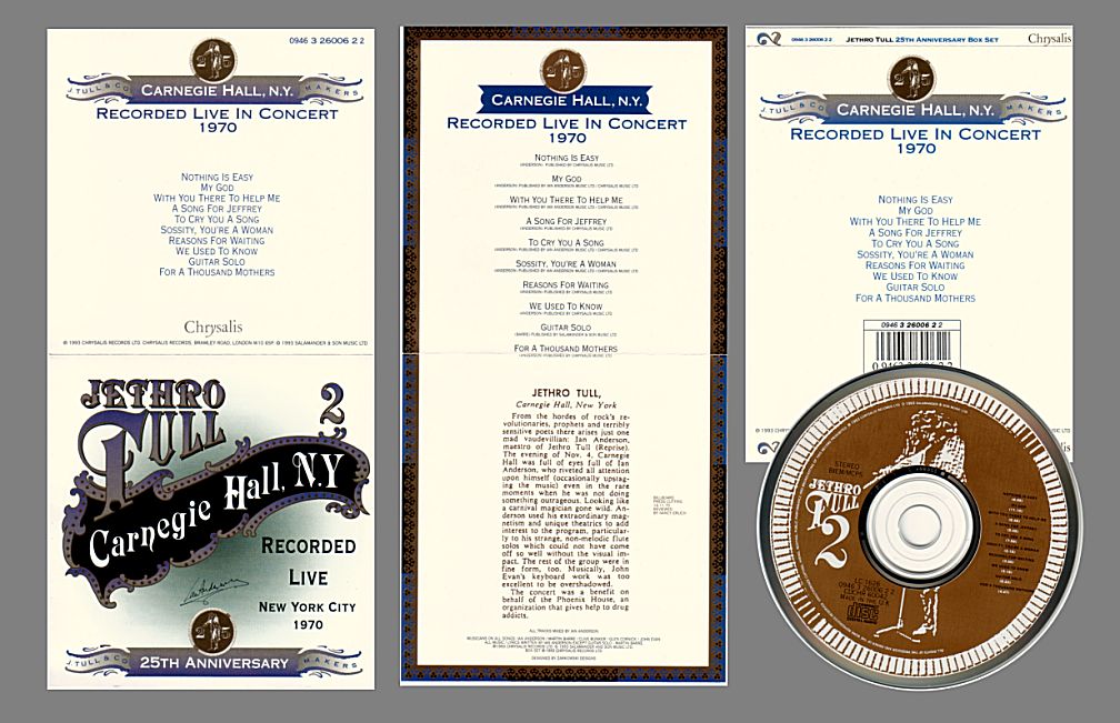 CERNUNNOS AND KELPIE: JETHRO TULL - 25TH ANNIVERSARY BOX SET - 1993