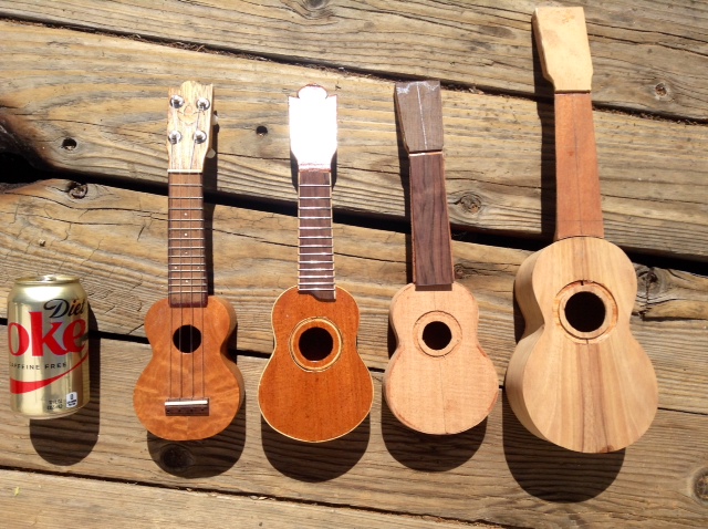 Tiwi Mini Ukuleles: Evolution of my Tiwi Pocket ukes.