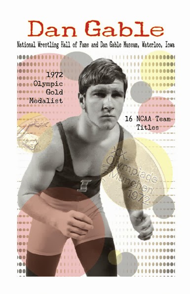 The Poetry of Sight: Dan Gable Poster | Mackenzie Kane