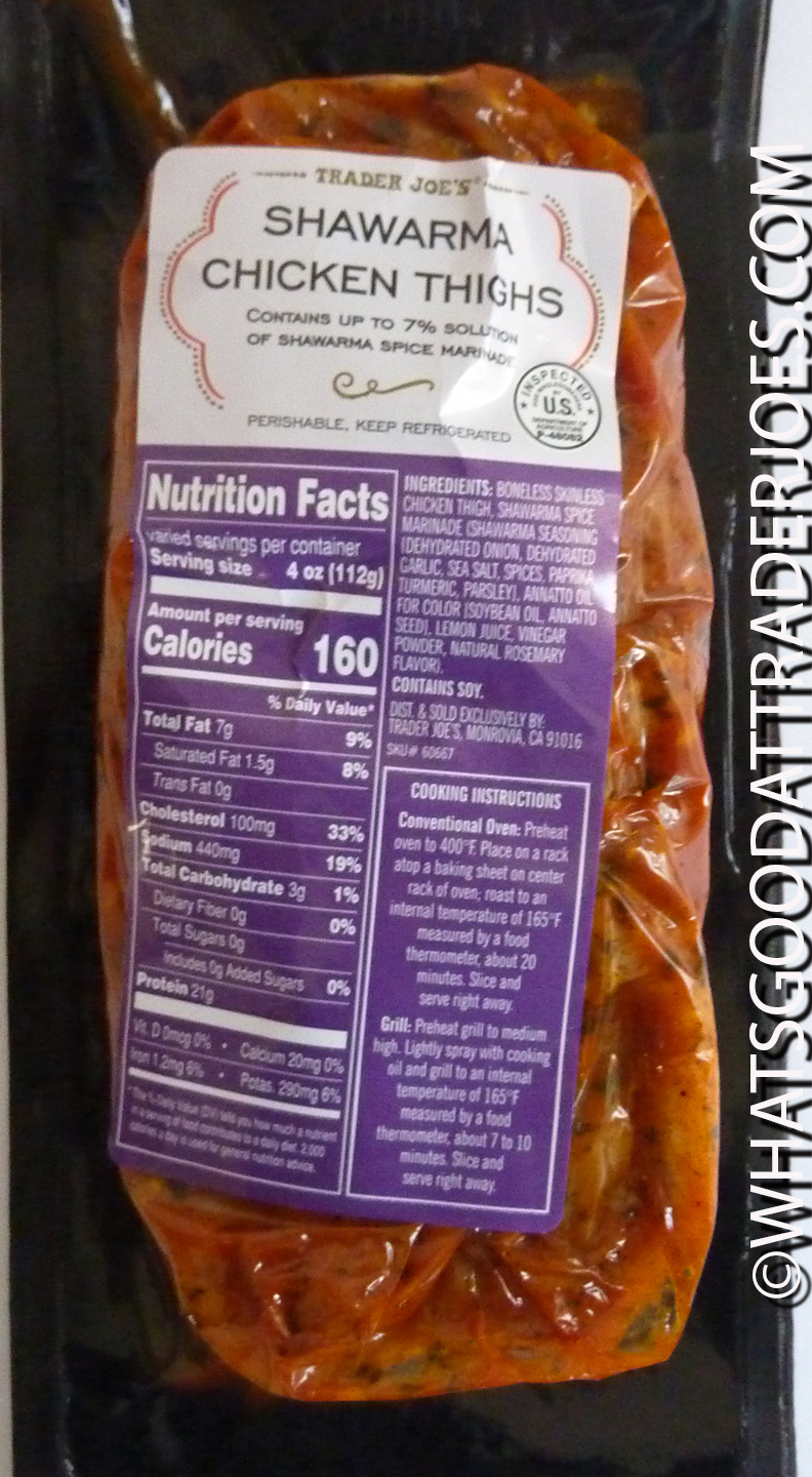 What's Good at Trader Joe's?: Trader Joe's Shawarma Chicken Thighs