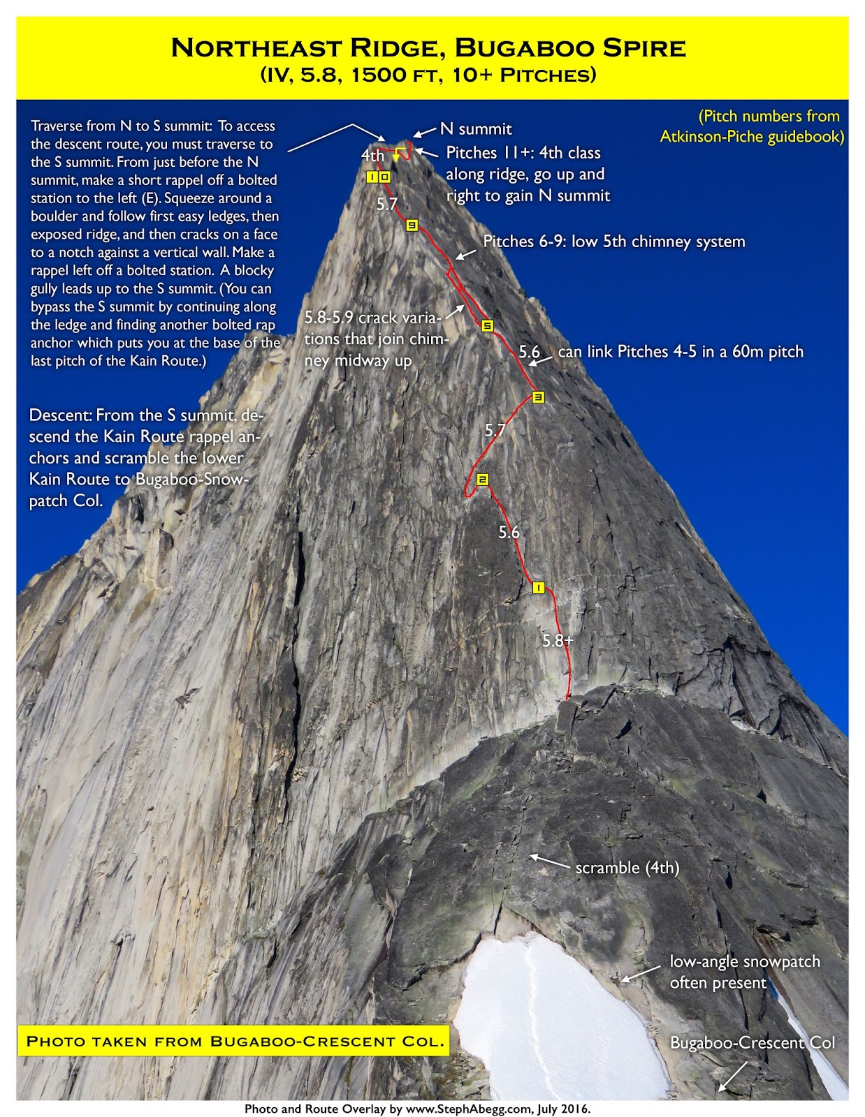 Hiking and Climbing Adventures: Bugaboos - S Howser Tower, Bugaboo ...