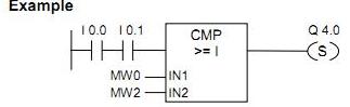 Learning PLC/Automation: CMP ? I Compare Integer