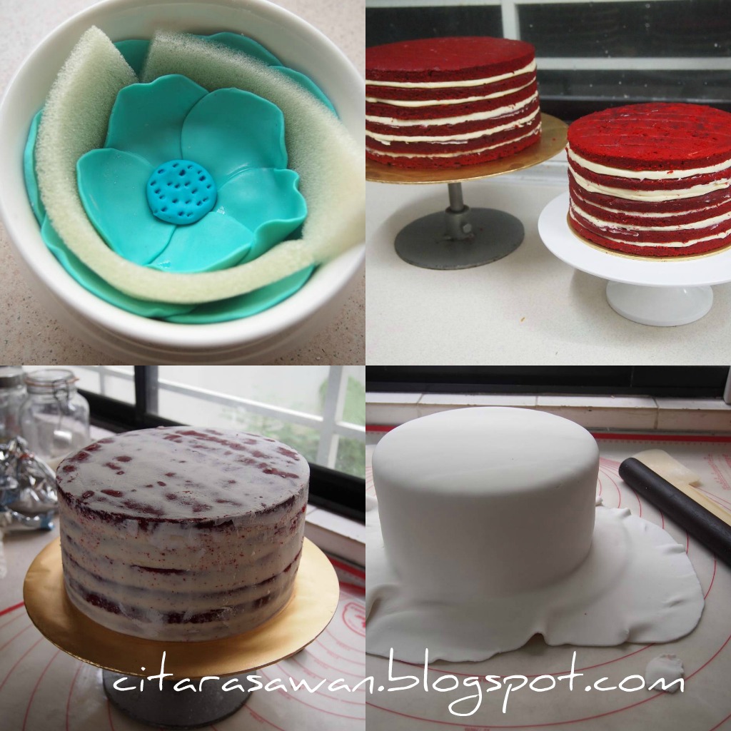 Tempahan Kek Fondant Red Velvet ~ Must Read!