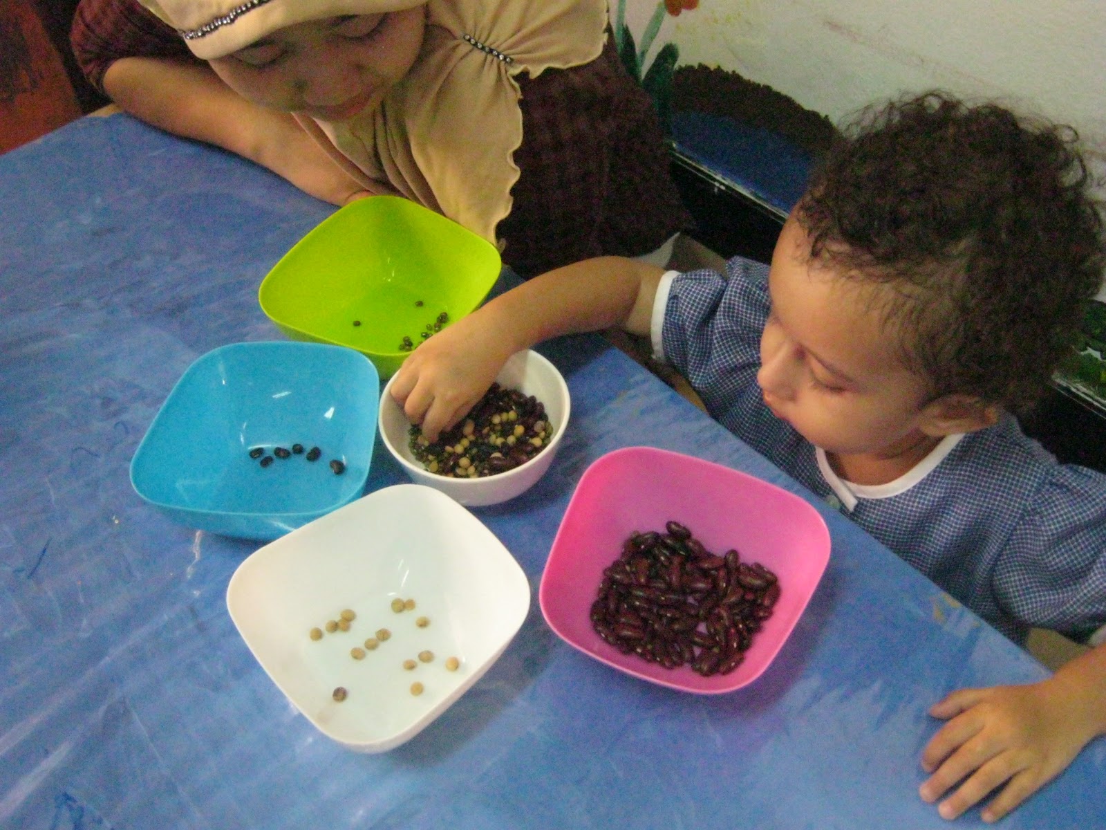 Charter Nursery Class: Sorting beans or spilling beans?