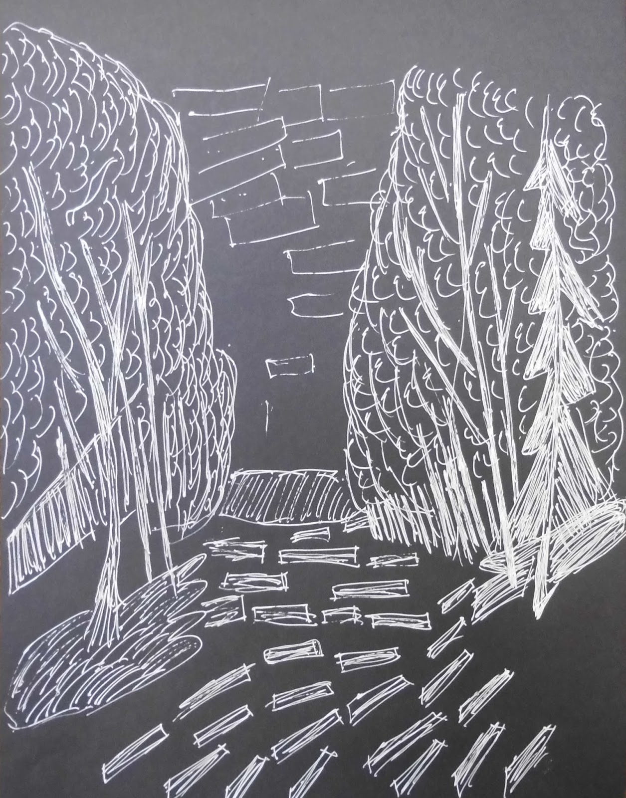 Circles of Light - Fylde: van Gogh, mark making and white & black