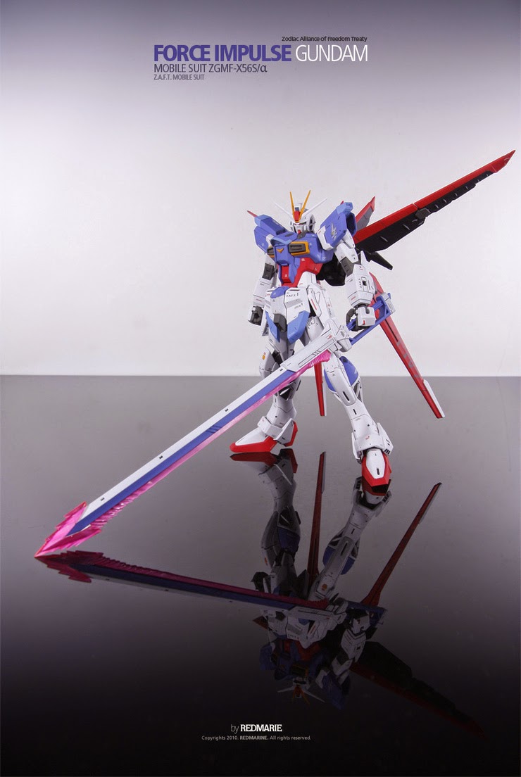 Custom Build: MG 1/100 ZGMF-X56S/α Force Impulse Gundam "Detailed"