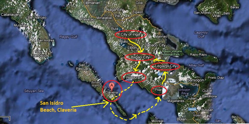 the norm and the craziness....: Claveria, Masbate. The beautiful town ...