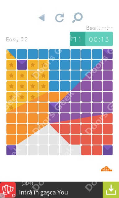 Blocks & Shapes [Easy] Level 52 Solution ~ Doors Geek