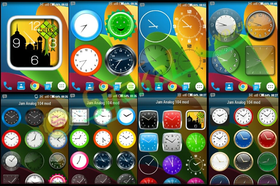 SyakaL indah: 104 Widget jam analog