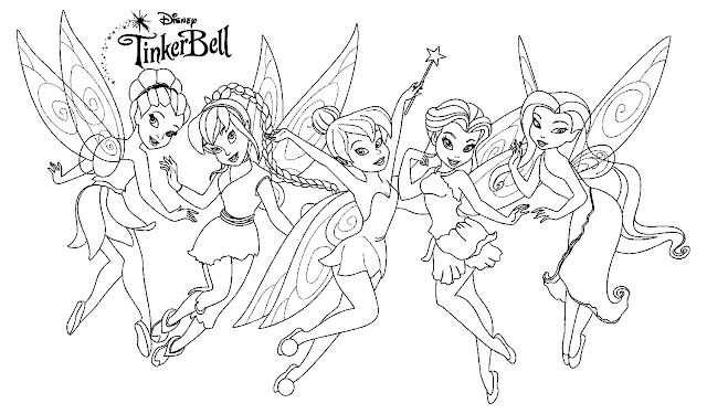 Kumpulan Mewarnai Gambar Peri - Yuk Warnai