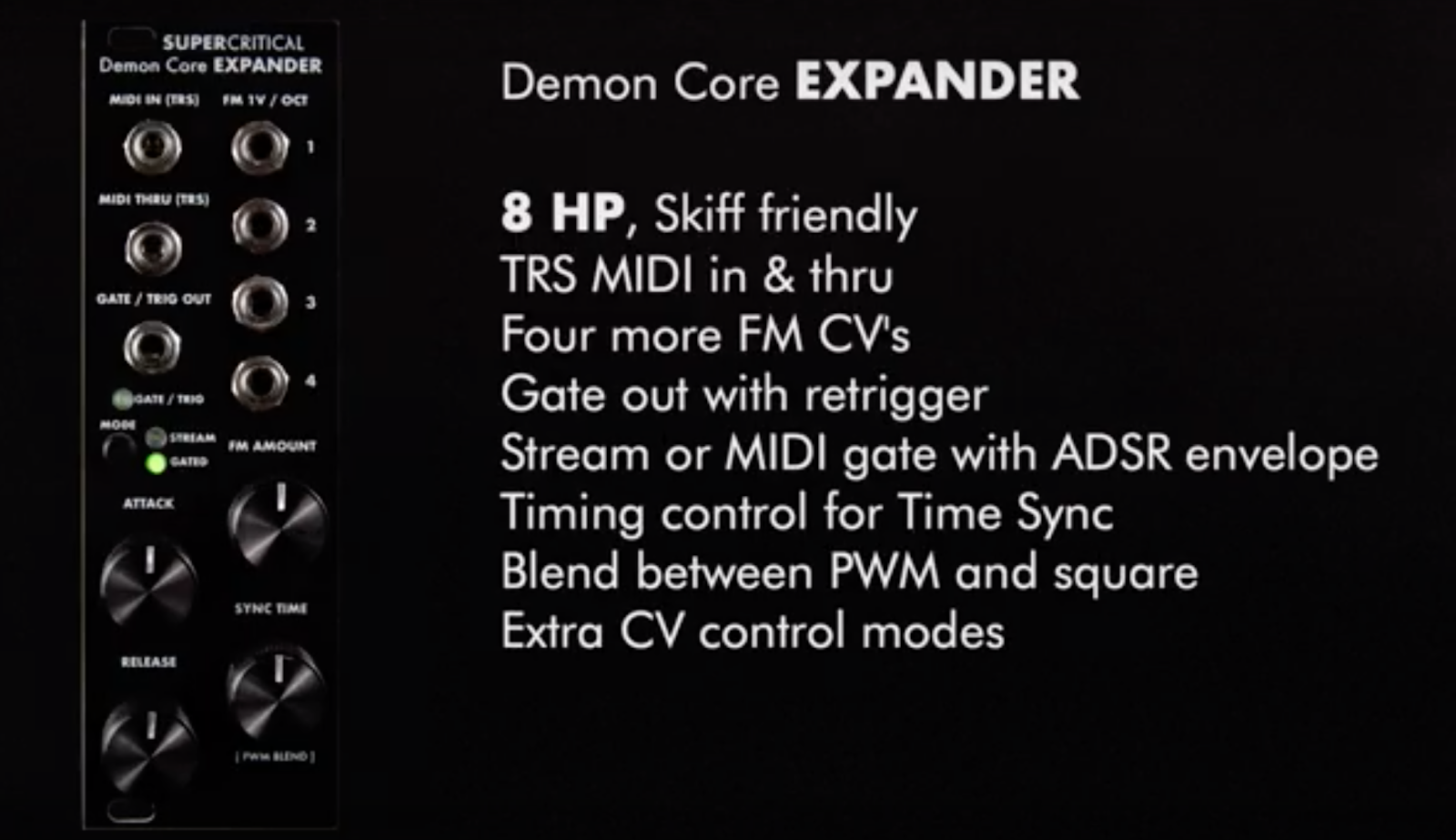 MATRIXSYNTH: Supercritical Synthesizers Demon Core Oscillator Teaser ...