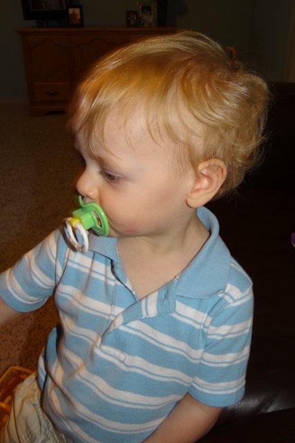 Anything But Grey: Paci Baby . . . Errrr, Toddler
