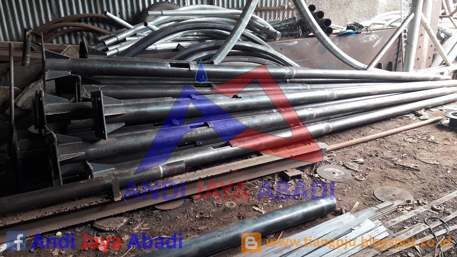 AJA: Proses Produksi Tiang PLN / Listrik & Tiang PJU Bulat 2017