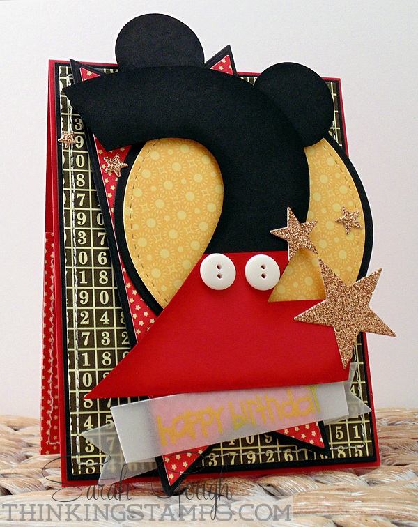 THinkING STAMPS: Mickey Mouse Birthday Card