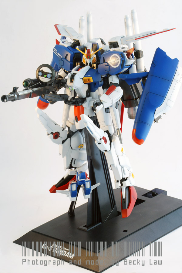 MG EX-s Gundam modeled by Beckylaw - Digital Art