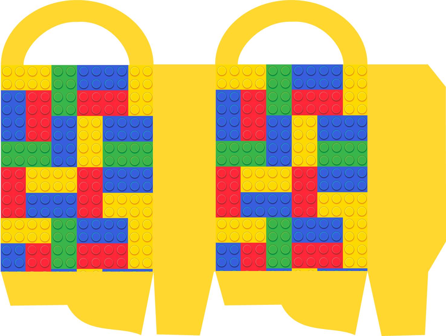 Lego party printables - part 4 - DIY favor bags |Keeping it Real