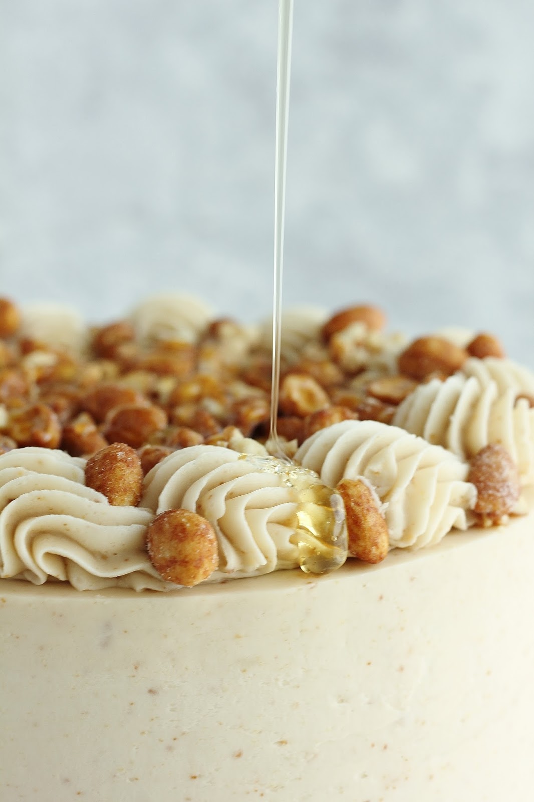 Honey Roasted Peanut Butter Cake