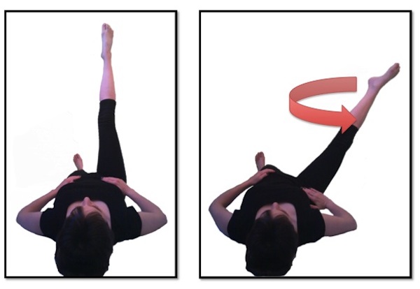 Exercise of the Day: Day 73- Straight Leg Circles with Lumbar Rotation