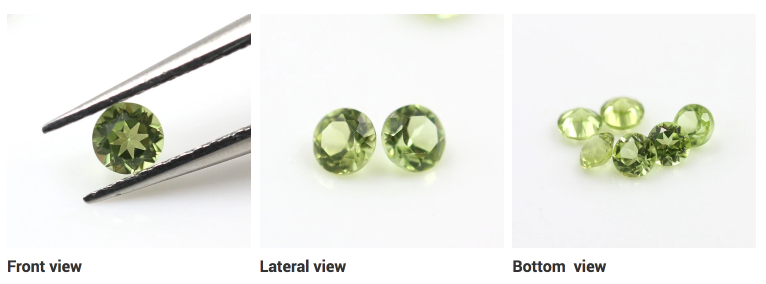 Natural Semi precious genuine Peridot Color Gemstones wholesale from ...