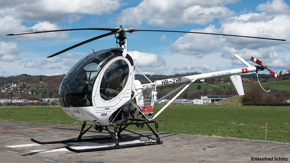 Aircraft & Helicopter Pictures by Manfred Schütz: HB-ZHF Schweizer 300C (269C) Swiss Helicopter ...
