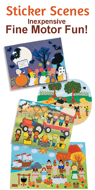 The Playful Otter: Sticker Scenes Fall