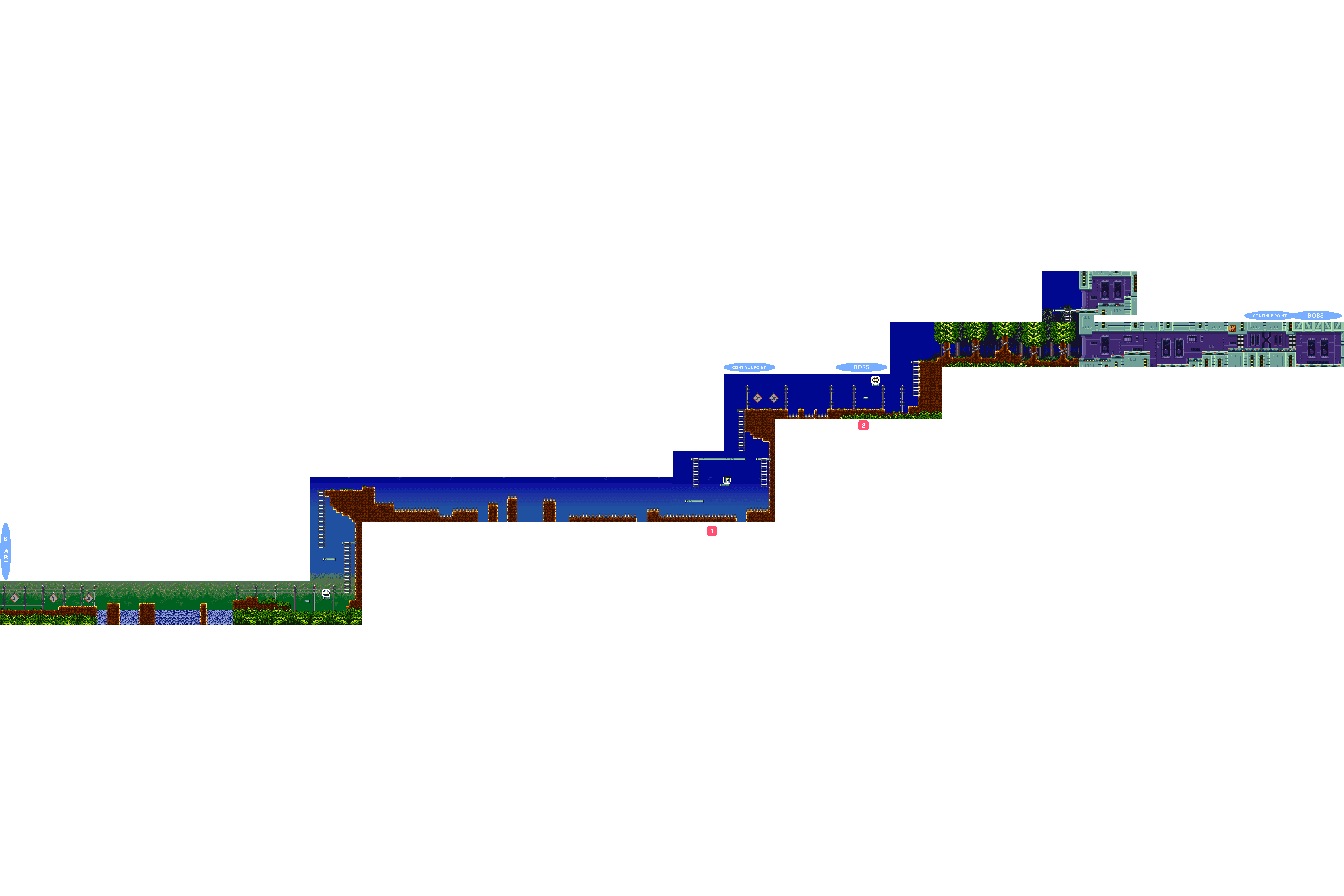 ROCKMAN 7 STAGE 08.貓爪人舞台 - RMMH洛克人回憶之館