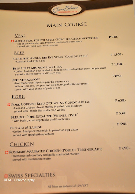Swiss Restaurant in Manila - Chesa Bianca ~ Cheftonio's Blog