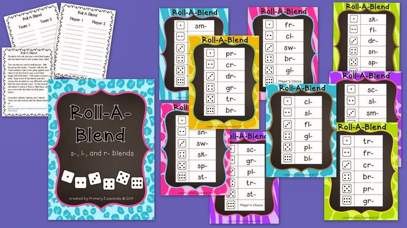 Primary Essentials: Blends Freebie