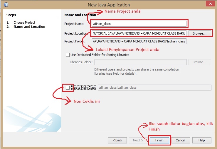 DASAR-DASAR JAVA NETBEANS - CARA MEMBUAT CLASS BARU ~ JONCODE